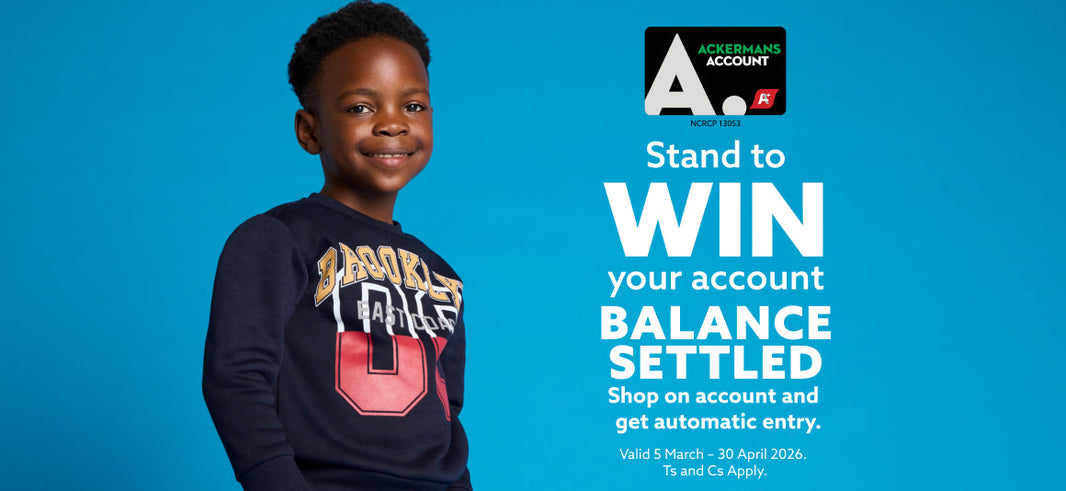 Ackermans Account Card – Settle your Account Balance Competition ...