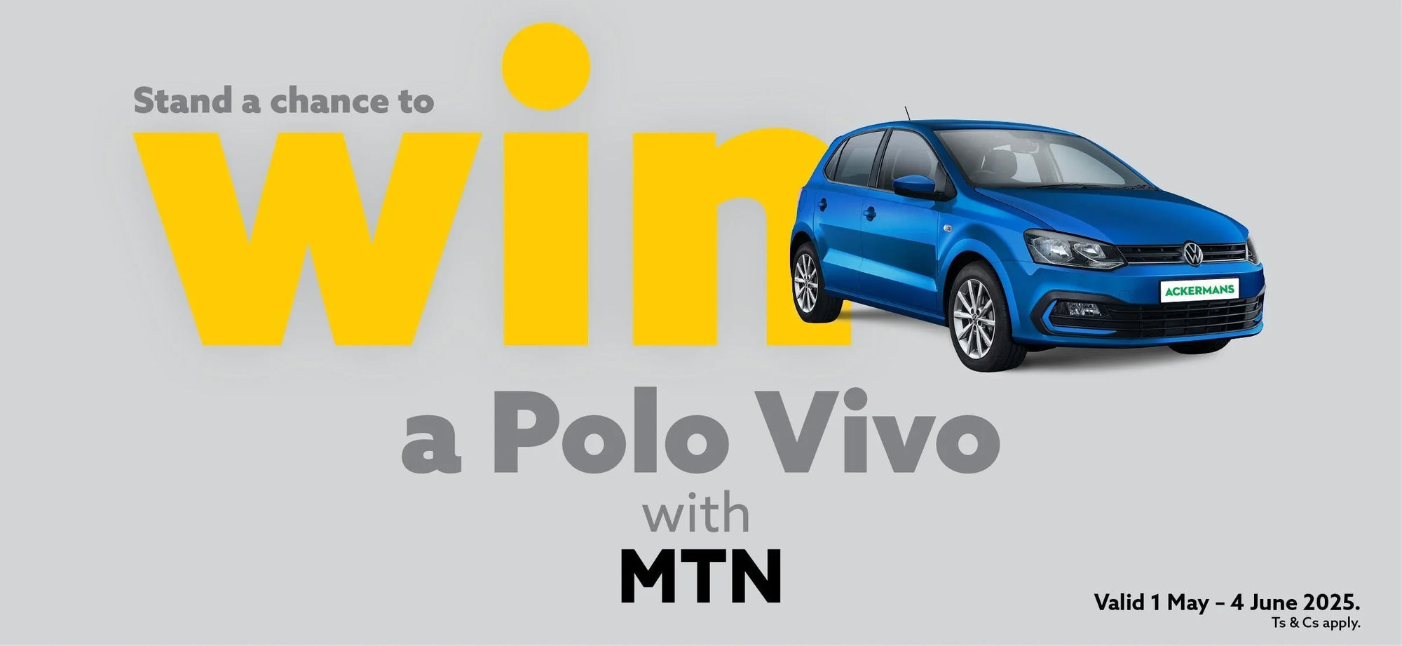 Win a Car with MTN – Terms and Conditions | Ackermans