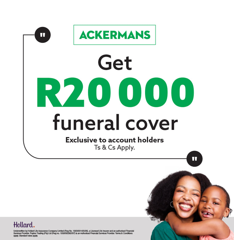 Ackermans | Insurance – Funeral Cover | Ackermans