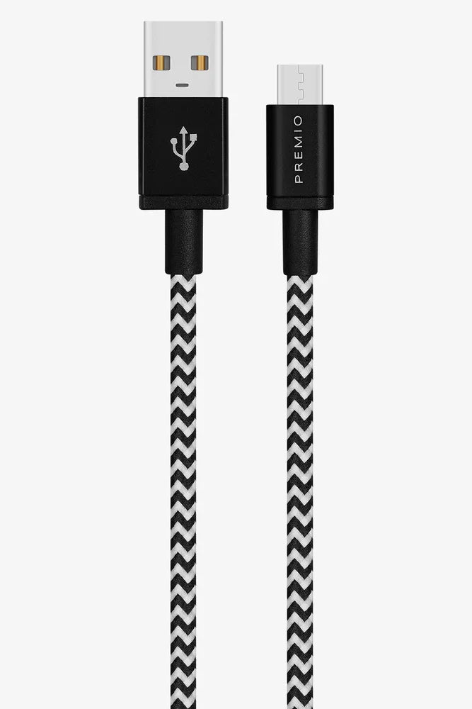 Premio Braided Type-C Usb 1.8M Black | Power Banks & Cha... | Ackermans