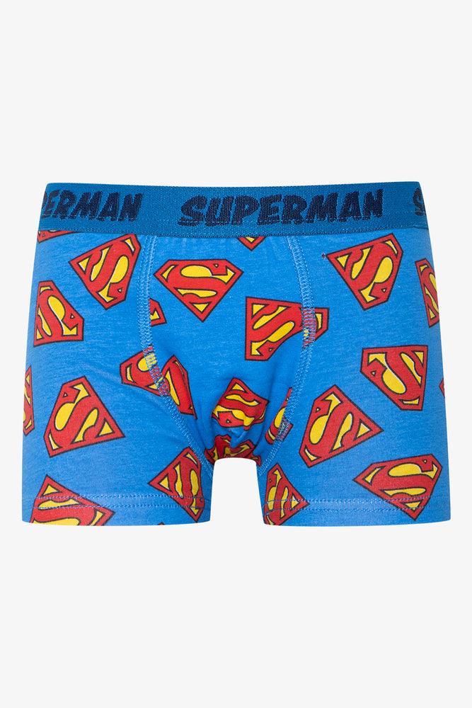 Superman 2 Pack Boxers Blue Underwear Socks Ackermans