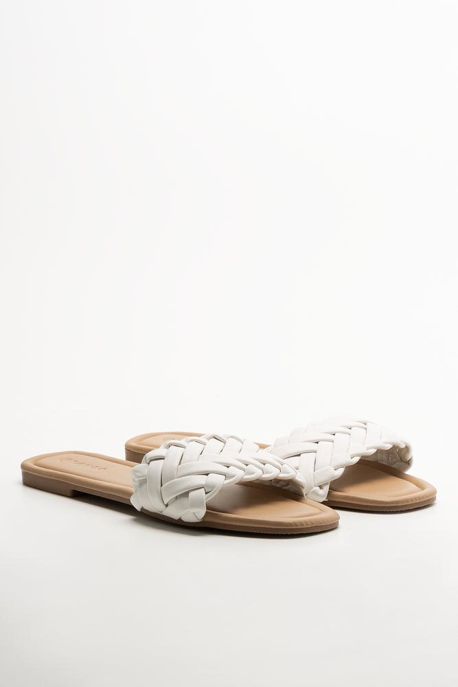 Weave Mule Sandal White | Sandals & Flipflops | Ackermans