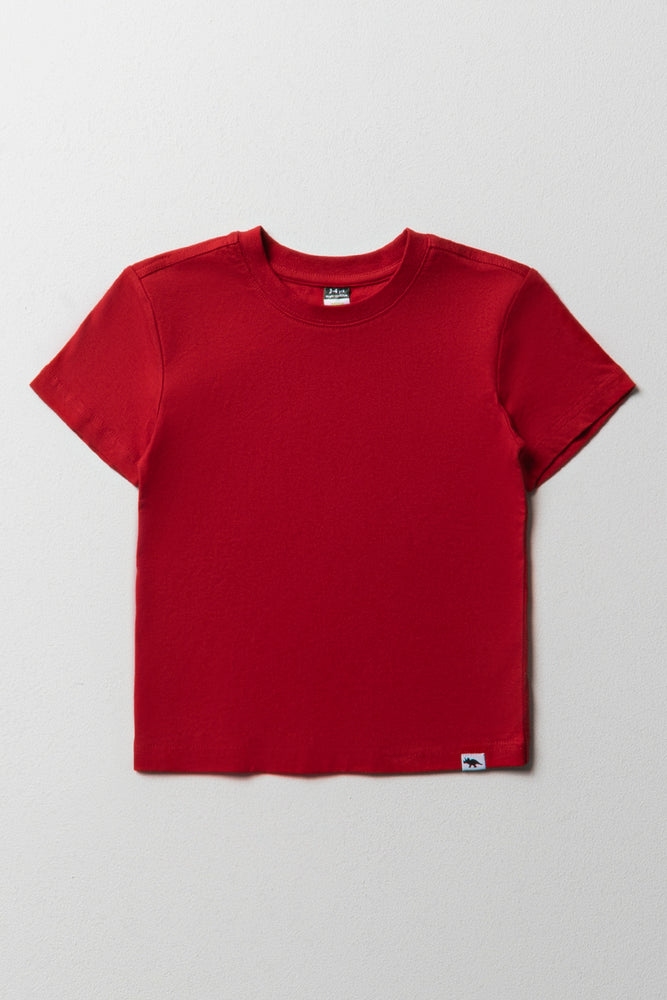 Short Sleeve T-Shirt Red | Tops & T-Shirts | Ackermans