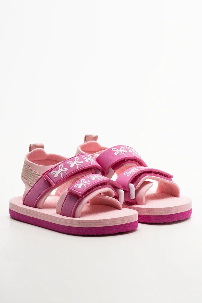 Double Strap Sandal Cerise | Shoes | Ackermans