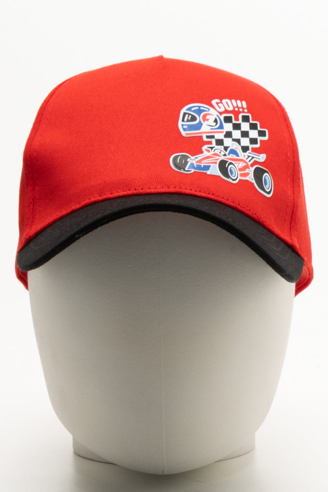 Racing Peak Cap Red | Accessories | Ackermans