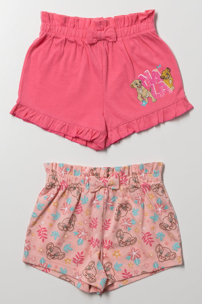 Nala 2 Pack Shorts Pink | Bottoms & Jeans | Ackermans