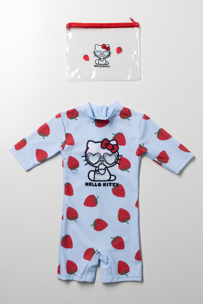 Hello Kitty Swimsuit Blue | | Ackermans