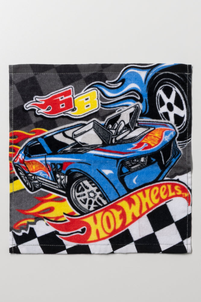Hot Wheels Face Cloth Black | Face Cloths | Ackermans