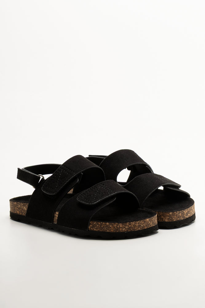Double Band Sandals Black | Shoes | Ackermans